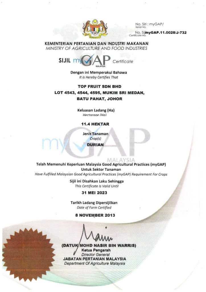 What We Do | Top Fruits Sdn Bhd