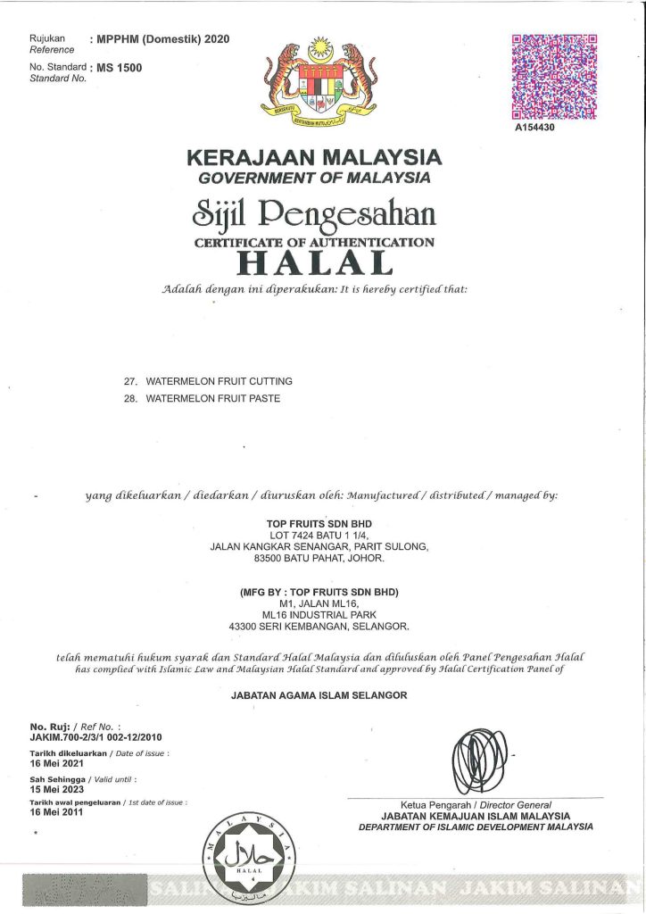 What We Do | Top Fruits Sdn Bhd